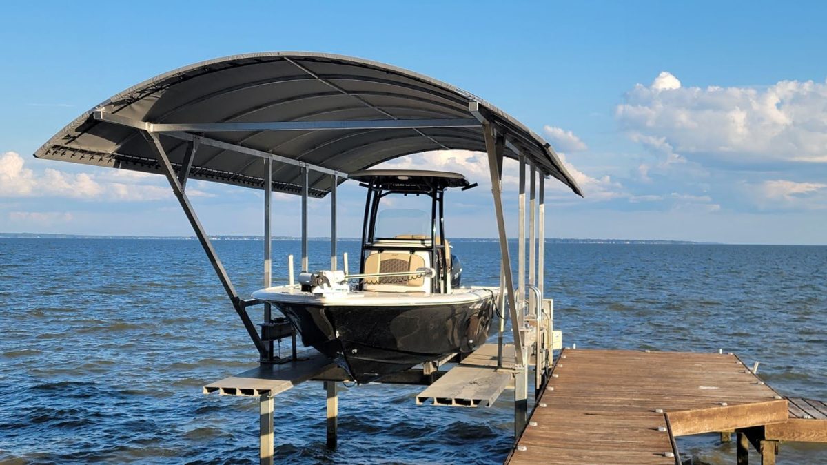 Boat Dock Canopy | SlipSki DORADO Cover For Boat Lifts
